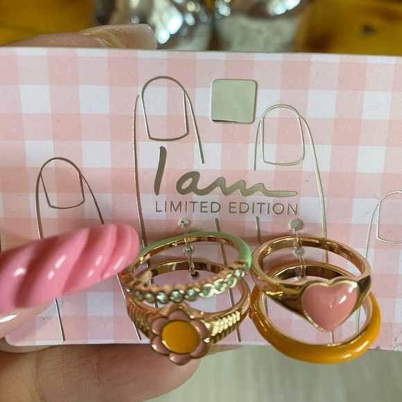 I Am | Jewelry | I Am Limited Edition Set Of Colorful Rings | Poshmark